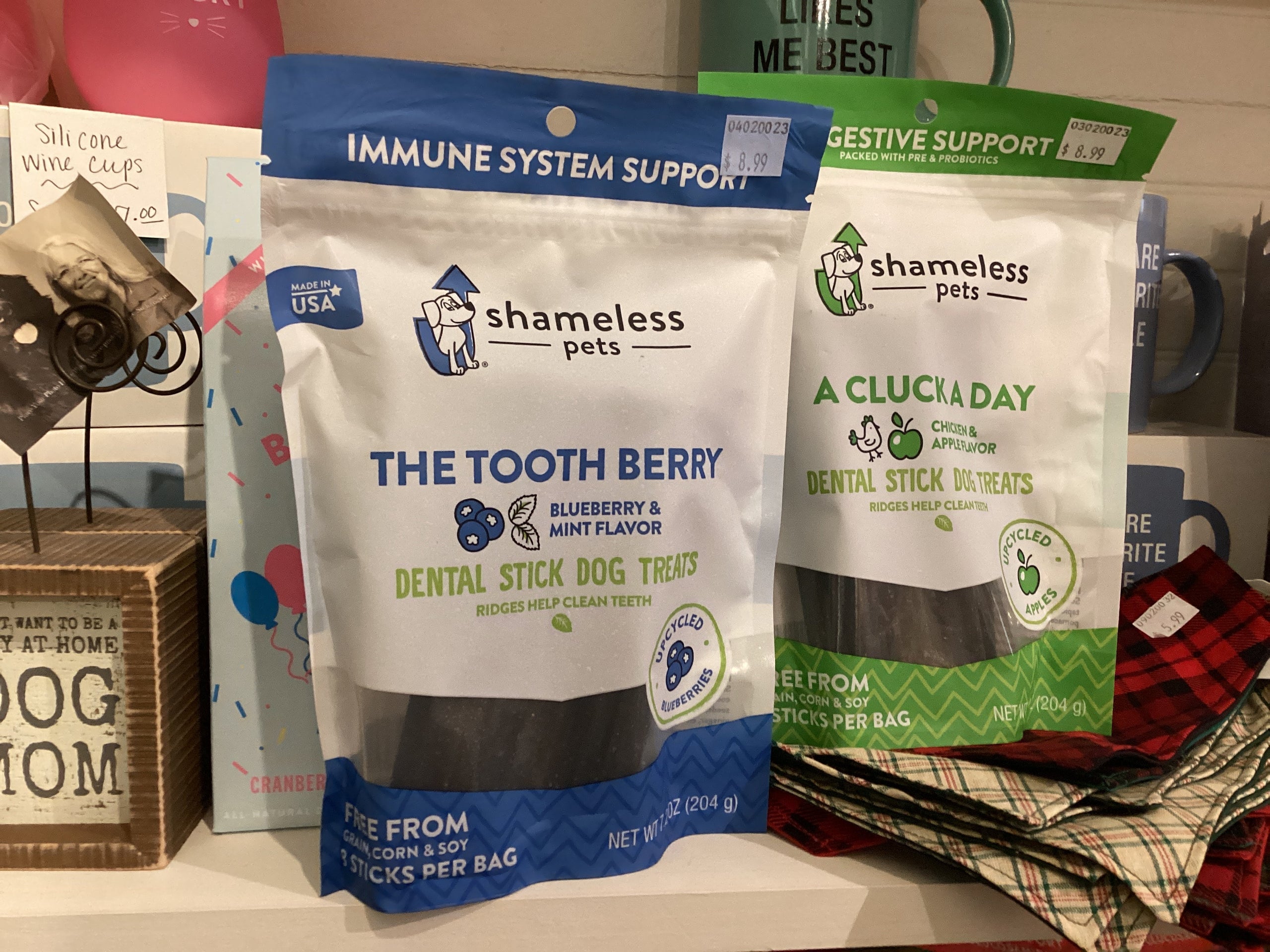 Shameless Pets Dental Stick Dog Treats | Old Gray House Gifts